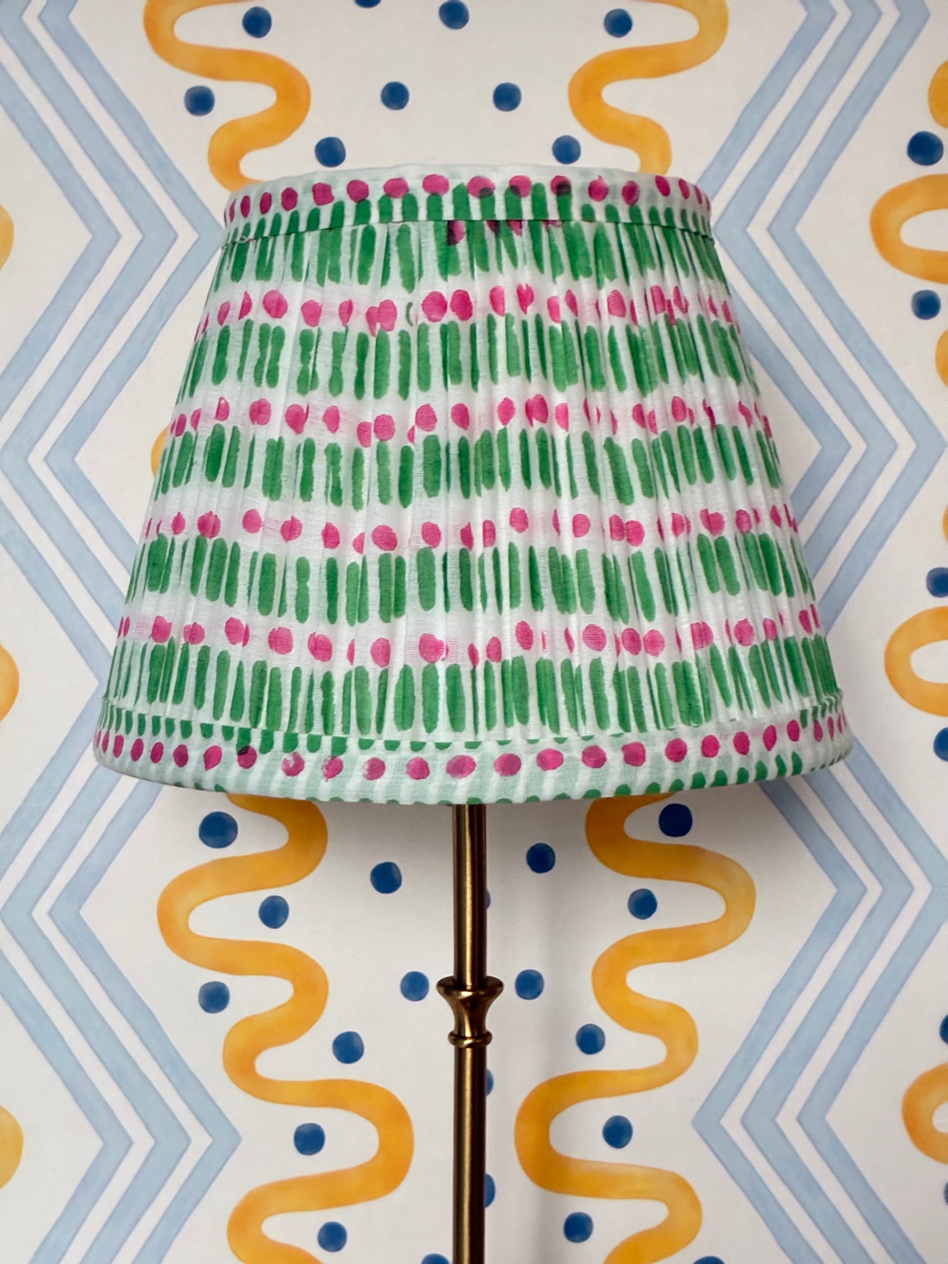 Pink Spots & Green Stripes – Ashoka Designs